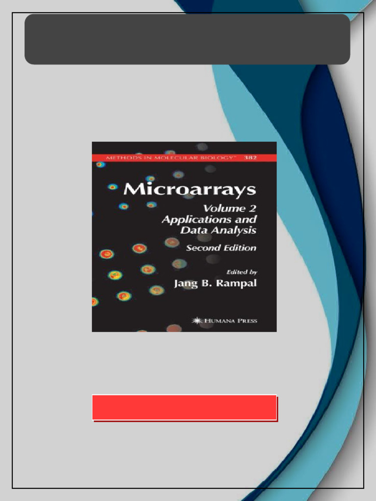 Microarrays Volume 2 Applications and Data Analysis 2nd Edition Conor W. Sipe sample | PDF