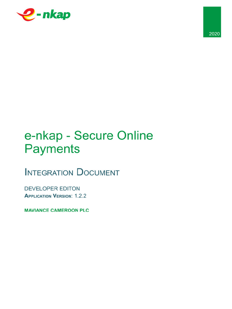 E-Nkap v1.2.2 Integration Document | PDF | Computing