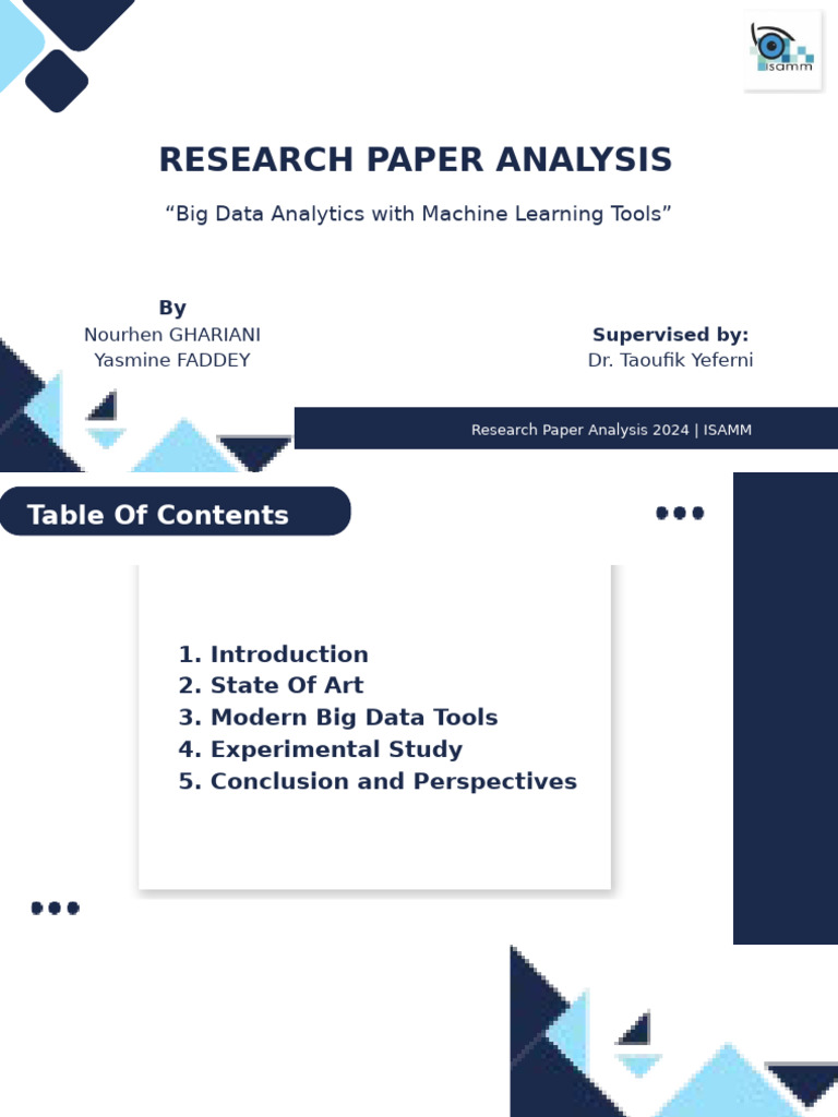 Big Data Analytics With Machine Learning Tools | PDF | Apache Spark | Big Data