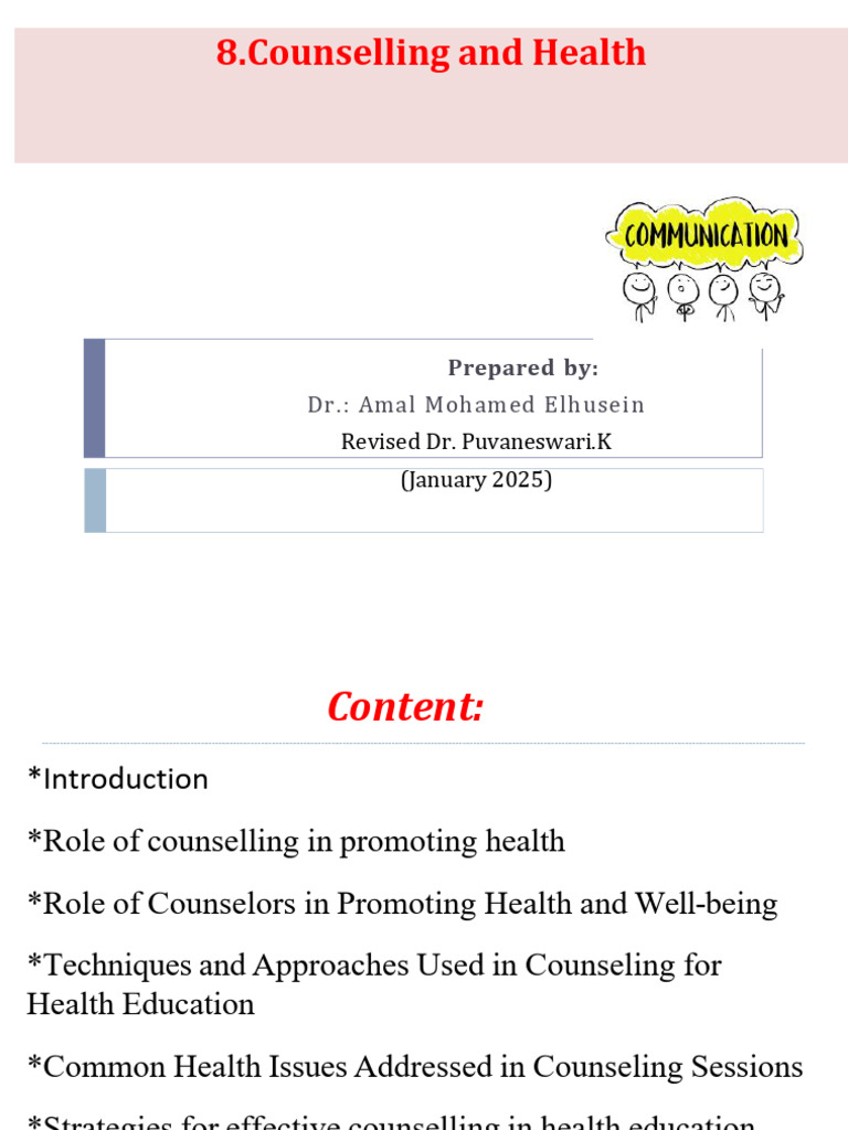 Counselling | PDF | Psychotherapy | Well Being