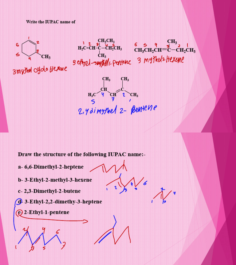 8-Nomenclature of Alkenes.pdf | PDF