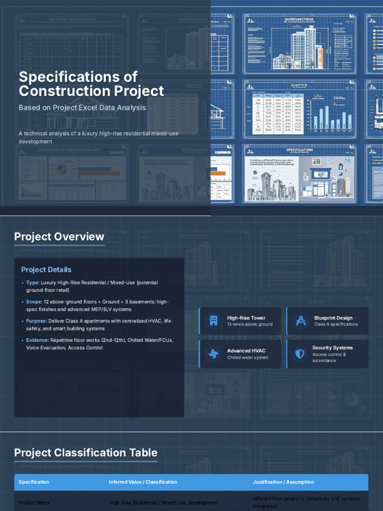 Luxury High-Rise Project Specifications | PDF | Elevator | Building ...