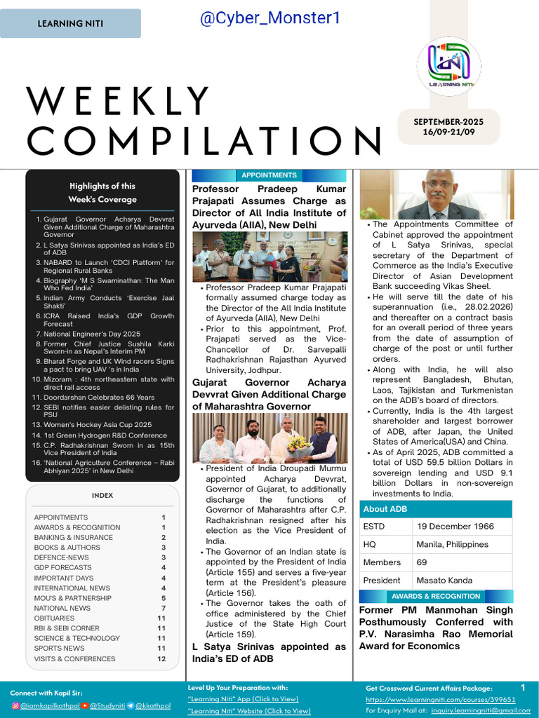 September 3rd Week 2025 English | PDF | World Trade Organization