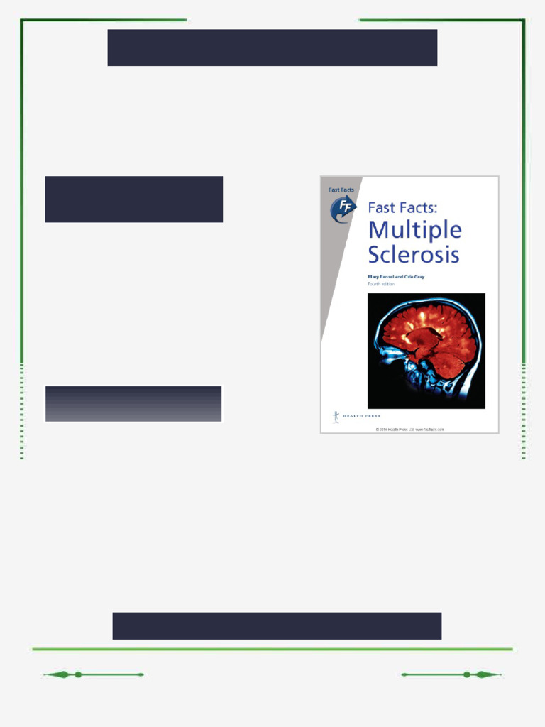 Fast Facts Multiple Sclerosis 4th Edition Mary Rensel digital version 2025 | PDF | Multiple ...
