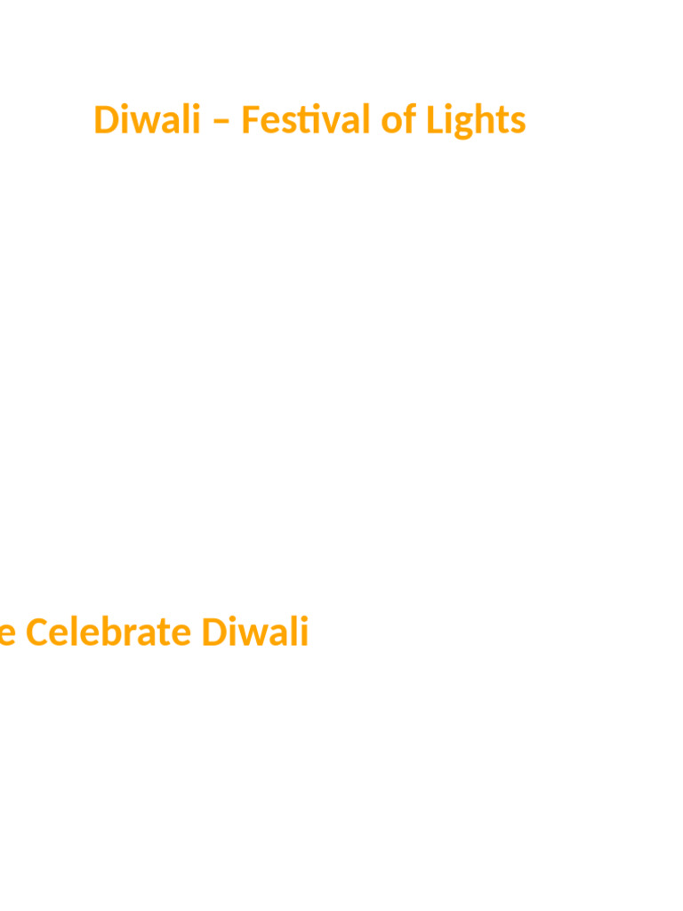 Diwali: Celebrating the Festival of Lights | PDF