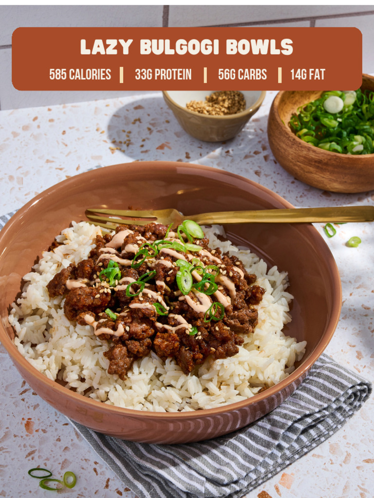 LAZY_BULGOGI_BOWLS_MPW | PDF | Sauce | Yogurt