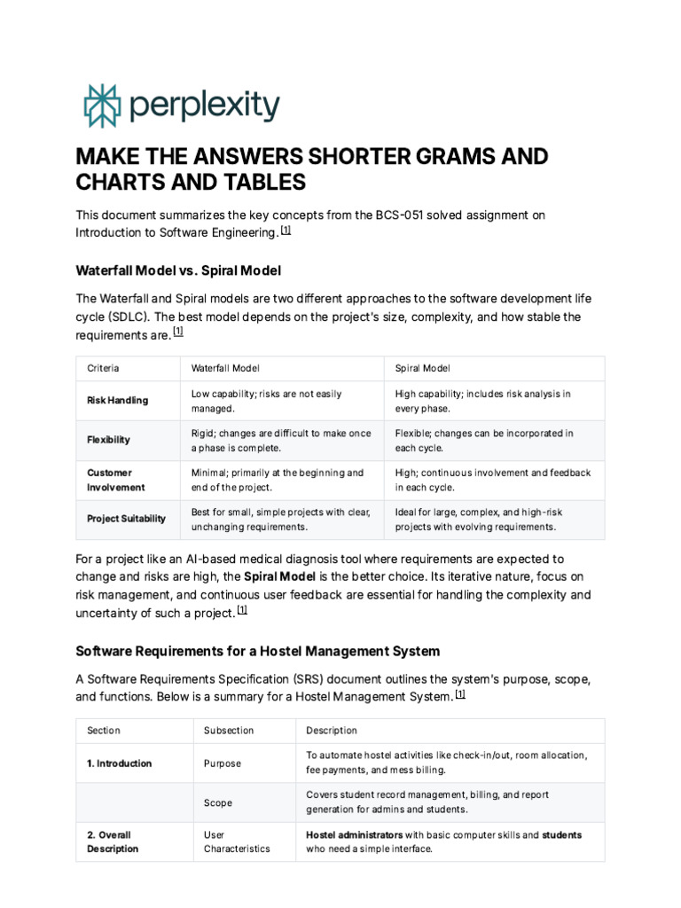 Make the Answers Shorter Grams and Charts and Tabl | PDF | Software ...