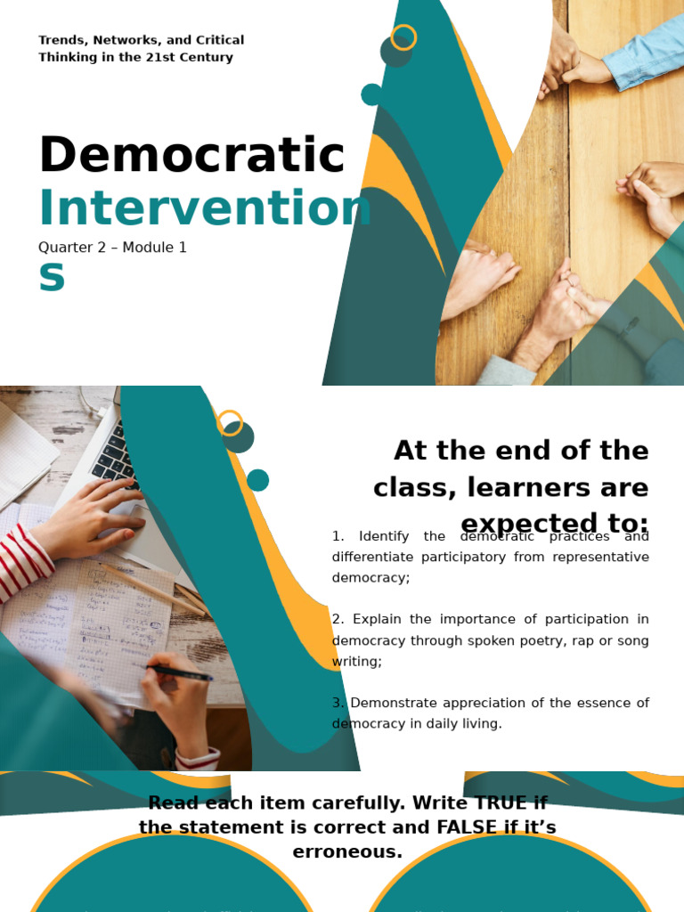 Understanding Democratic Practices Today | PDF | Democracy | Political ...