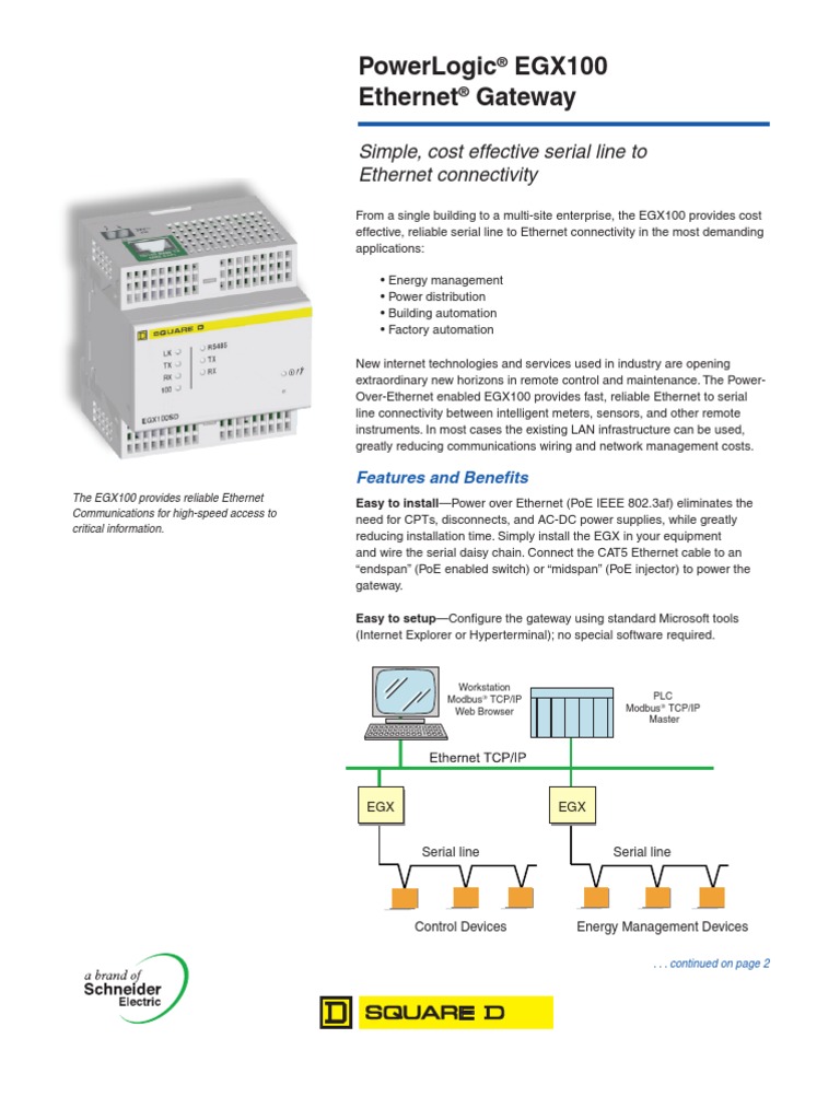 Egx 100 SD | PDF | Ethernet | Internet Protocol Suite