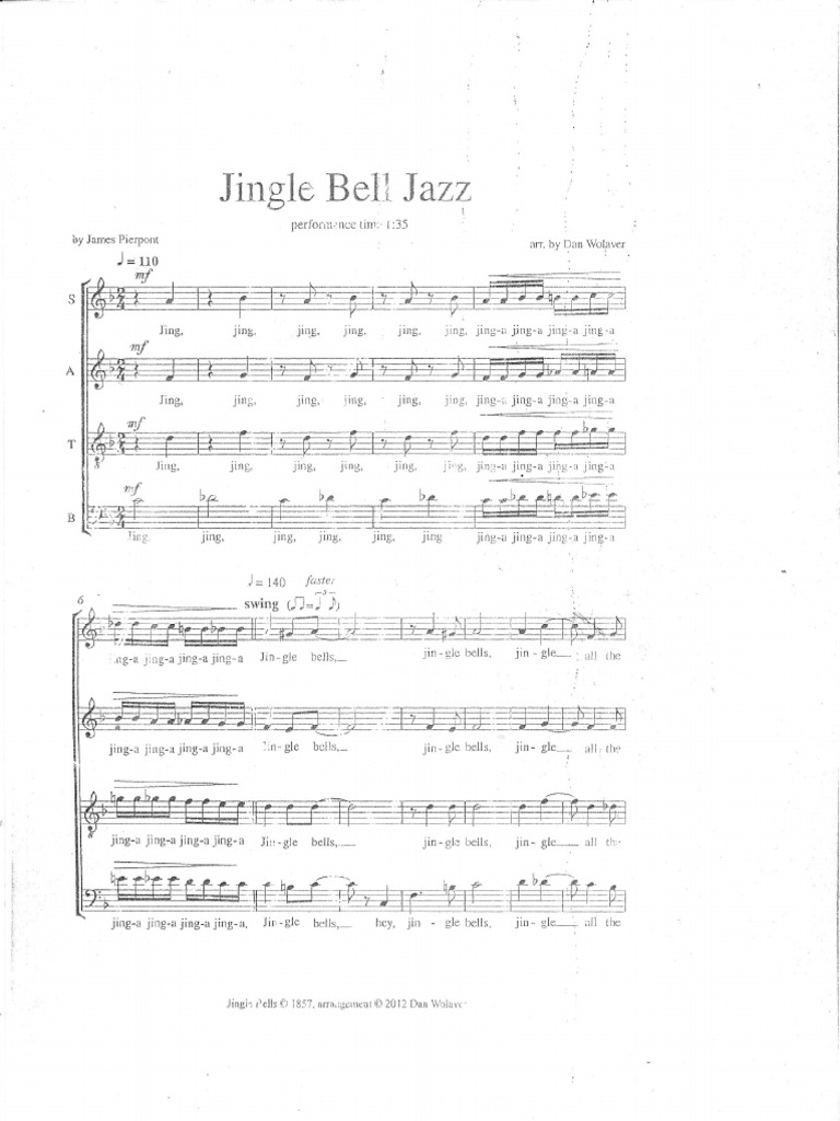 Jingle Bell Jazz Mixto | PDF