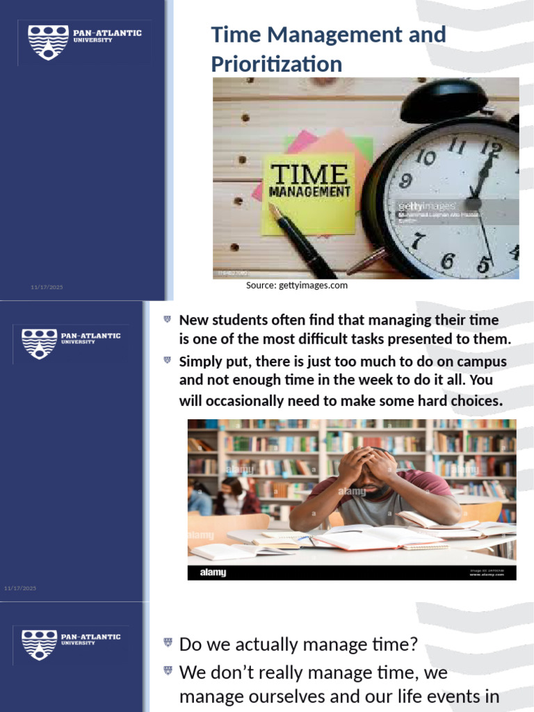 Time Management and Prioritization | PDF | Time Management ...