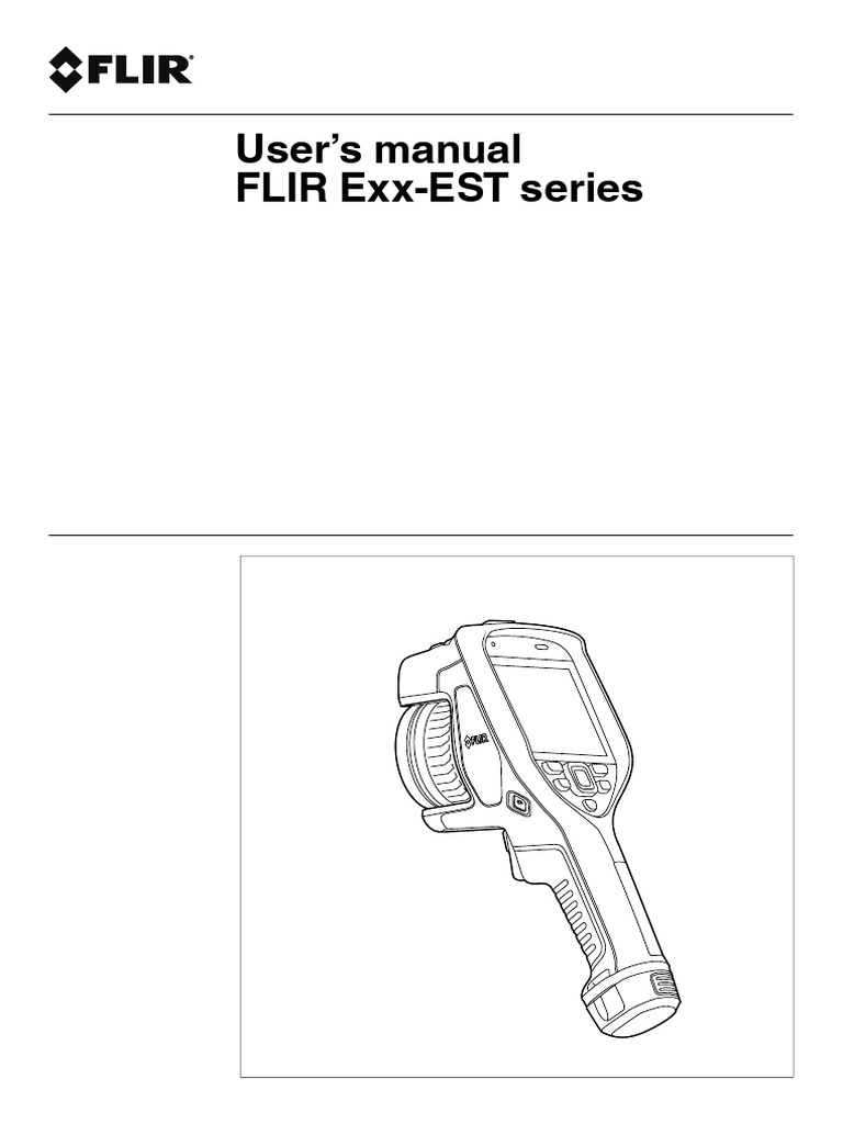 User Manual FLIR E54 | PDF | Battery Charger | Camera
