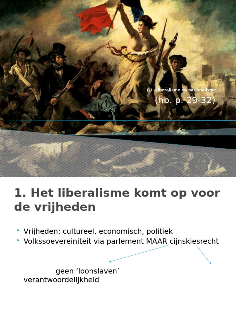 B3 Liberalisme en Nationalisme | PDF