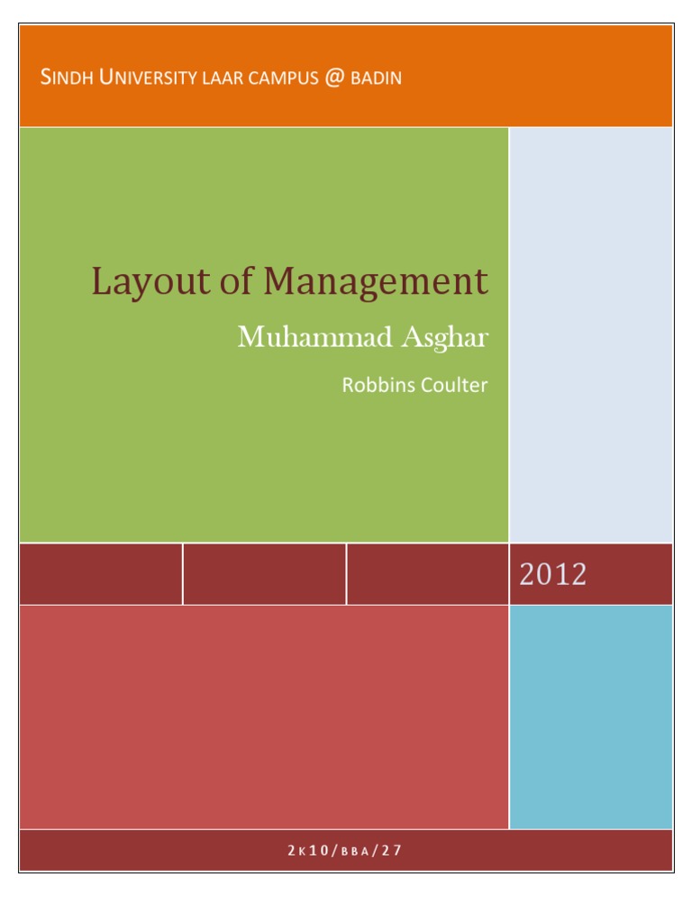 Layout of Management | PDF | Strategic Management | Job Satisfaction
