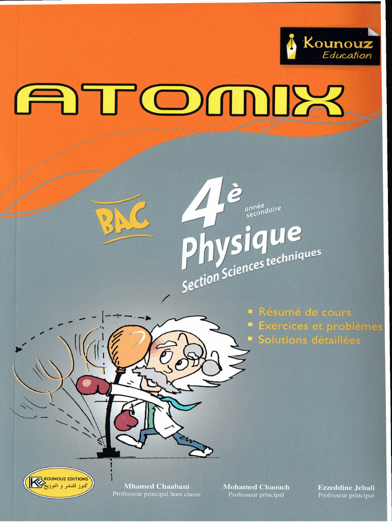 Physique - 4eme Année de L'enseignement Secondaire - Sciences ...