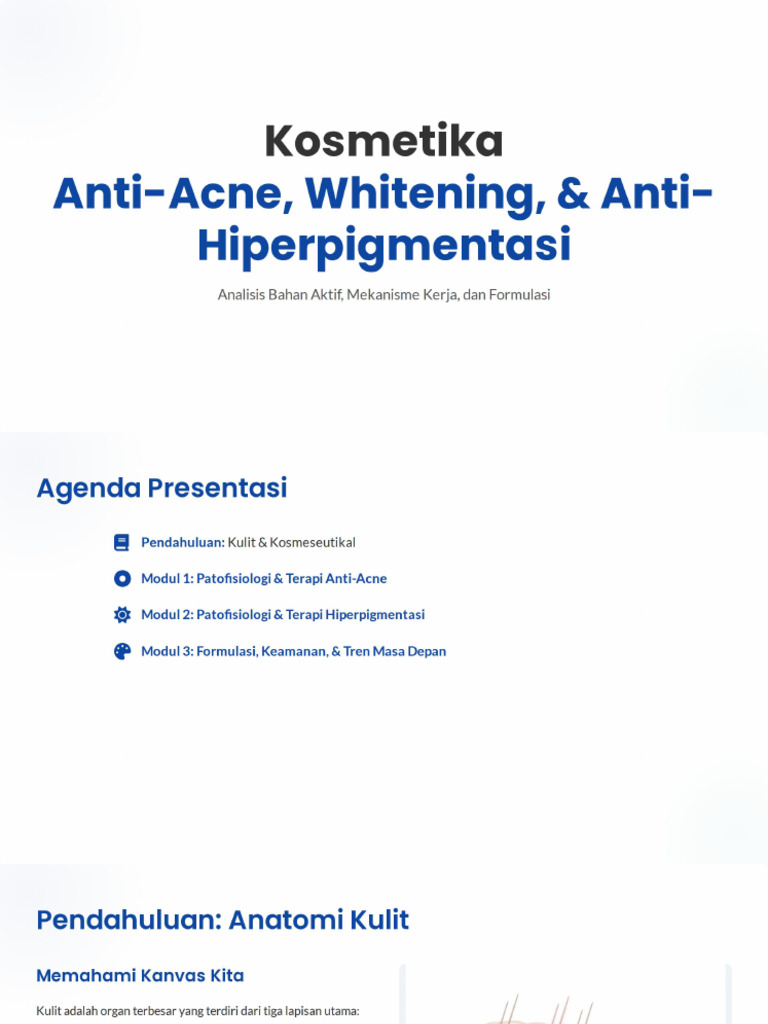 Cosmeceuticals Anti-Acne Whitening and Anti-Hyperpigmentation | PDF