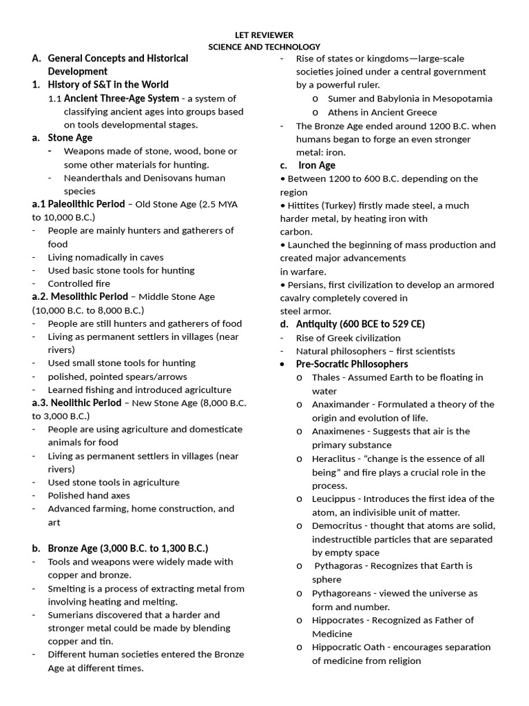 LET-REVIEWER-GEN.ED-STS | PDF | Heliocentrism | Genetically Modified ...