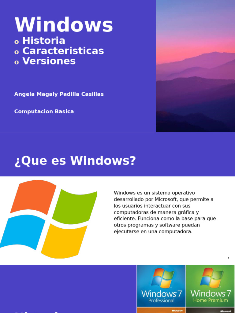 Historia y Evolucion de Windows | PDF | Microsoft Windows | Microsoft