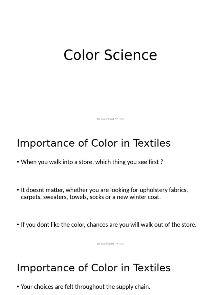 Color Science 1 | PDF | Color | Spectrophotometry