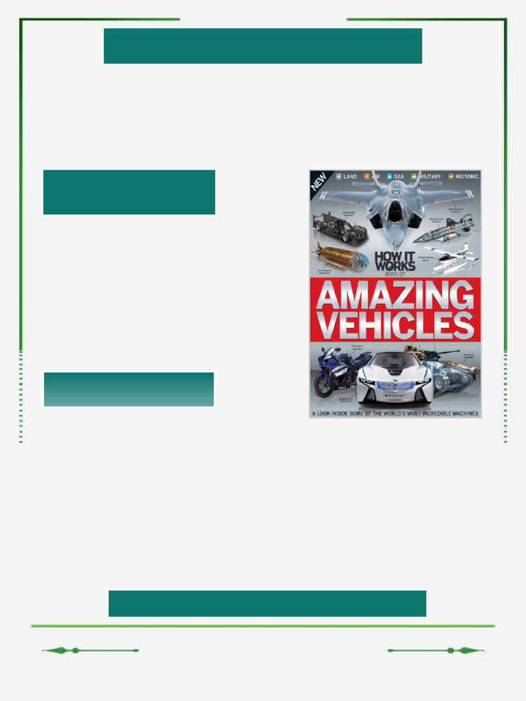 How It Works Book of Amazing Vehicles Imagine Publishing digital ...