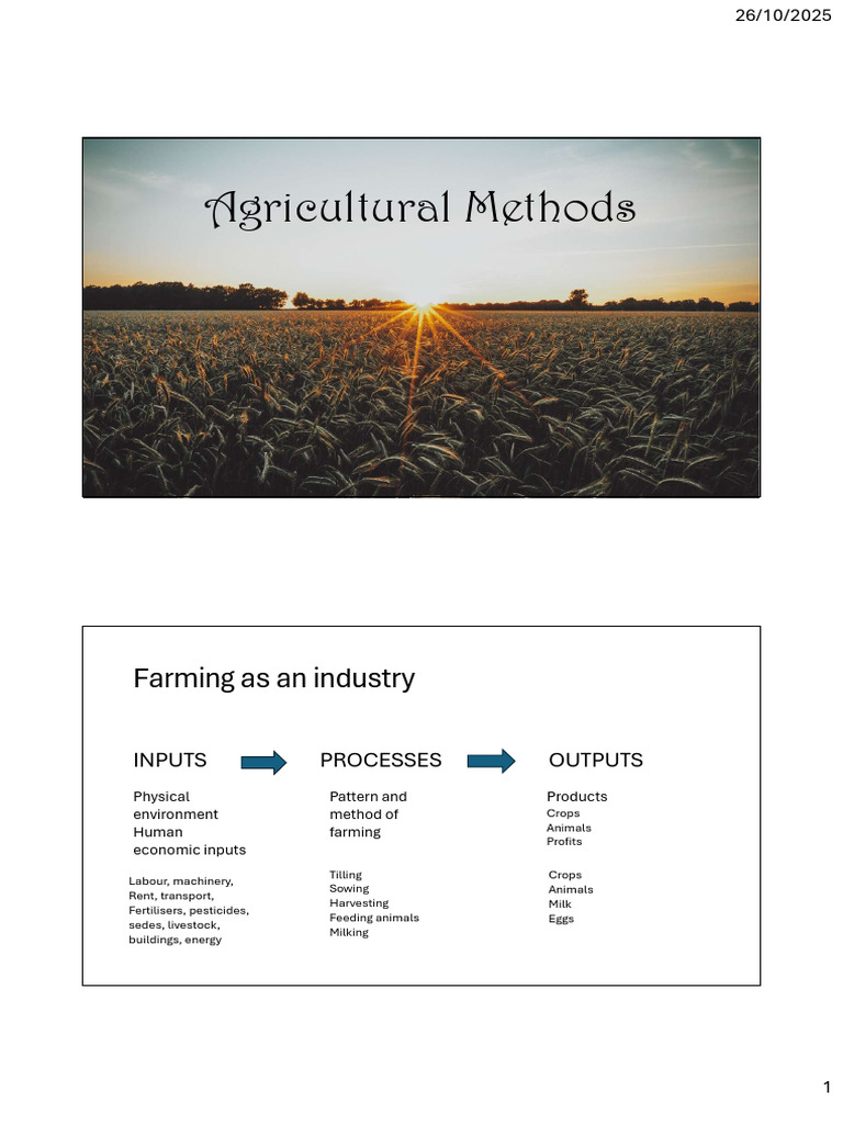 Agricultural Methods and Innovations | PDF | Agriculture | Fertilizer