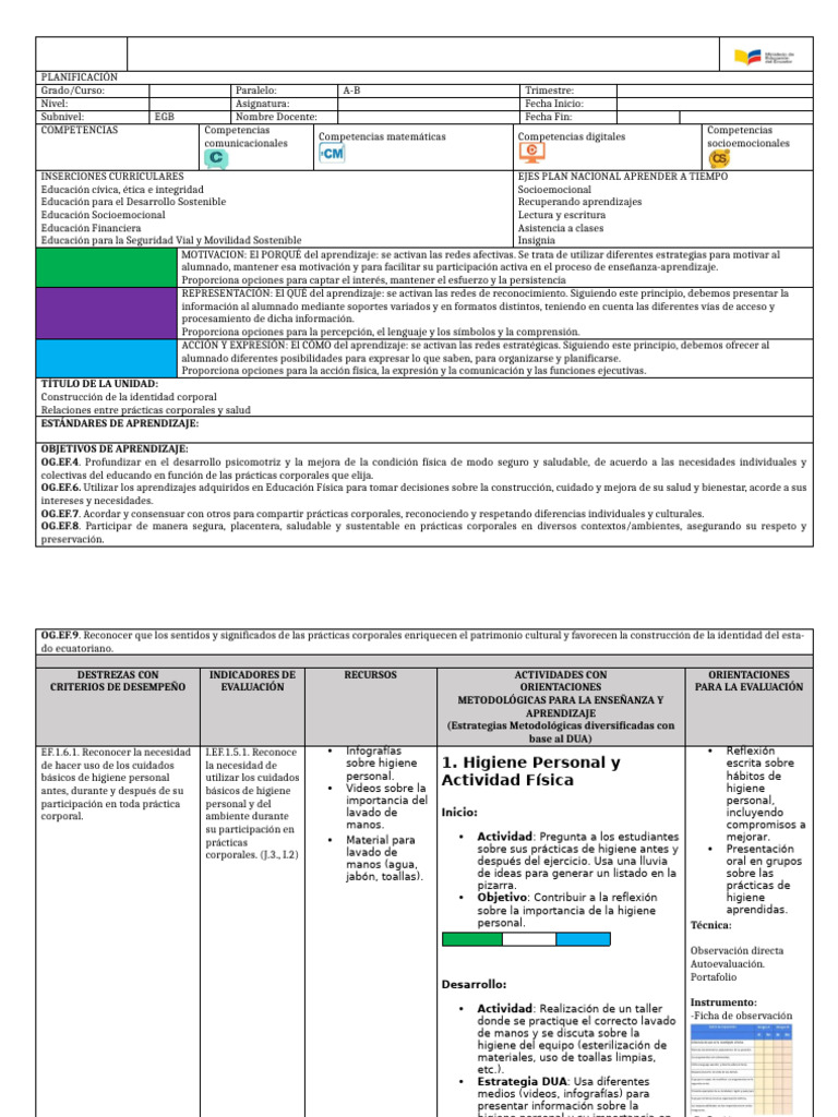 3er Grado - 3er Trimestre-eeff-Insercion (1) (1) | PDF | Aprendizaje | Evaluación