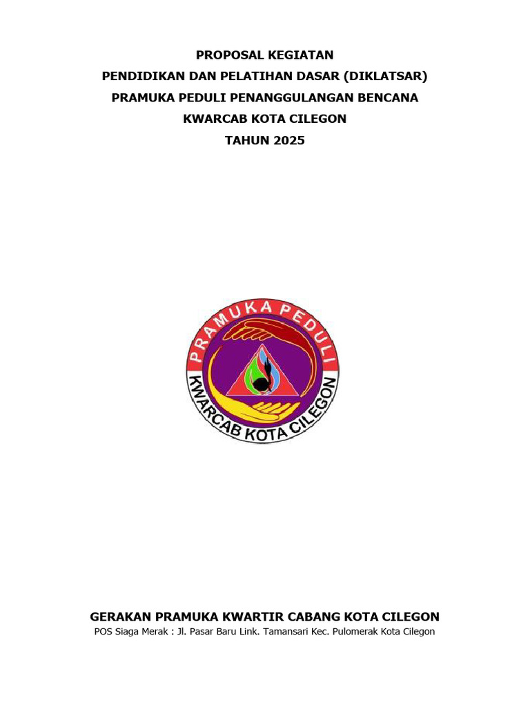 Proposal Kegiatan Pramuka | PDF