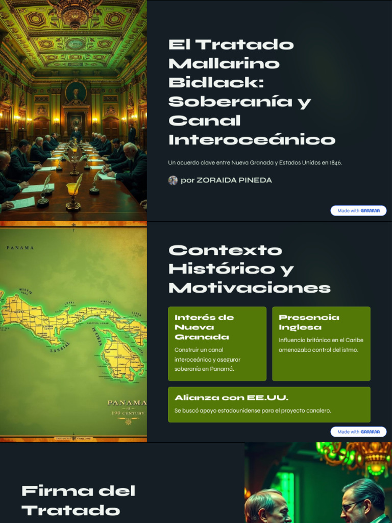 El Tratado Mallarino Bidlack Soberania y Canal Interoceanico | PDF ...