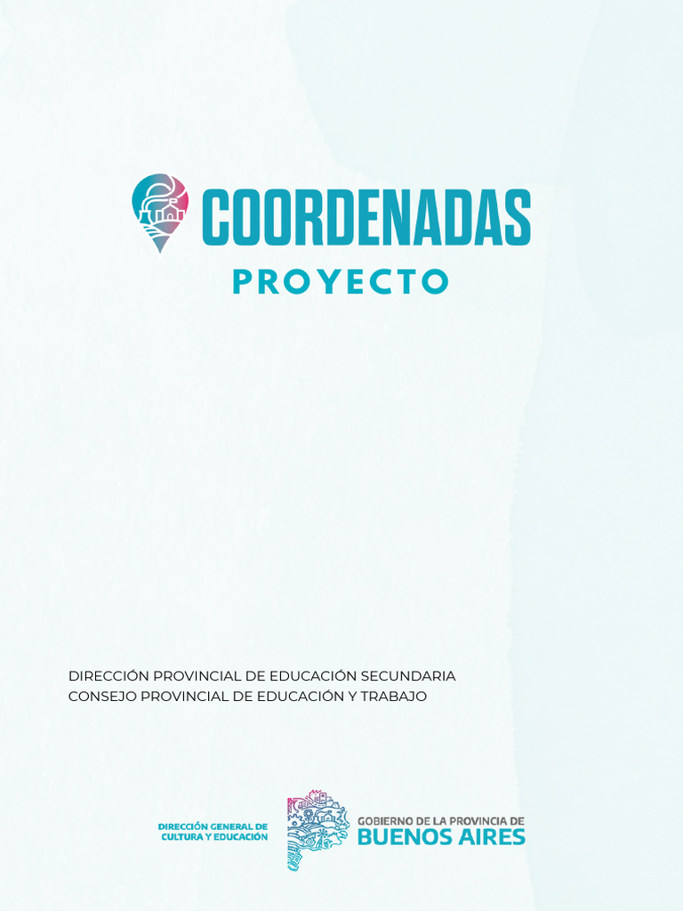 Proyecto Coordenadas 2025 | PDF | Escuelas | Enseñando