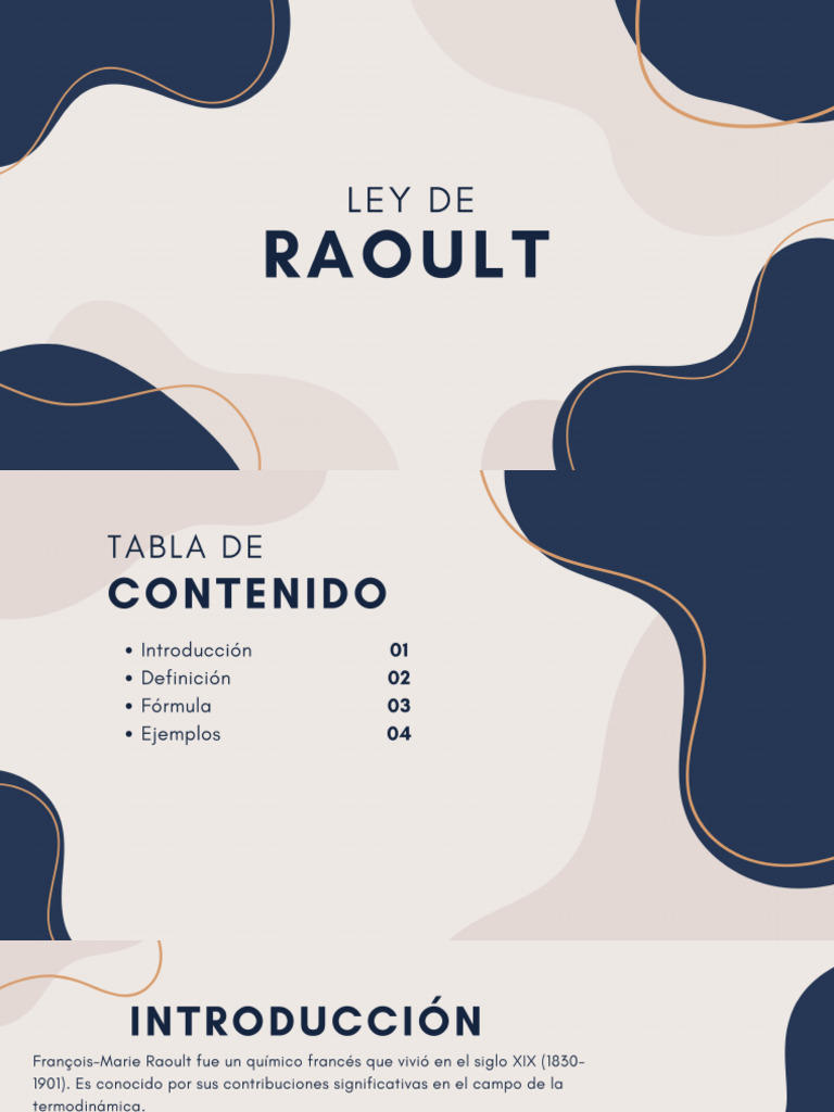 Ley de Raoult - 20250615 - 222237 - 0000 | PDF