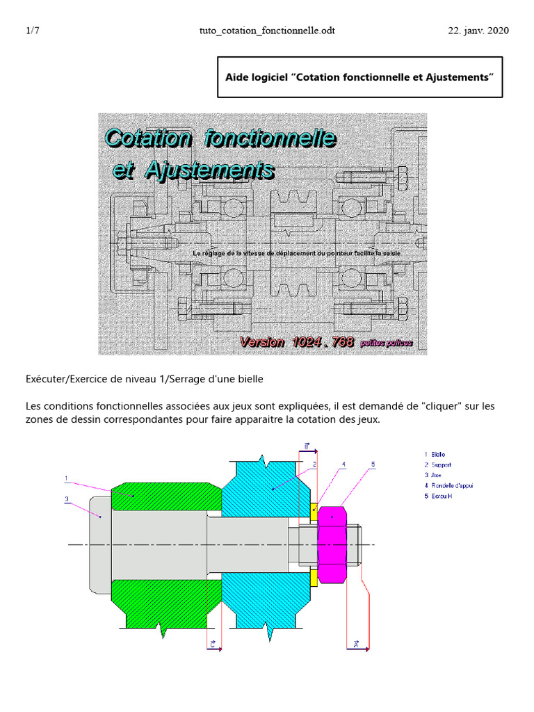 Tuto sur la cotation fonctionnelle | PDF | Décimal