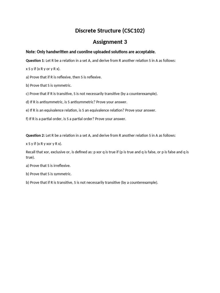 DS Assignment 3 | PDF