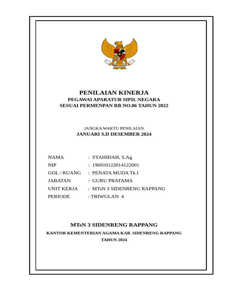 Sampul Skp 2025 1 | PDF