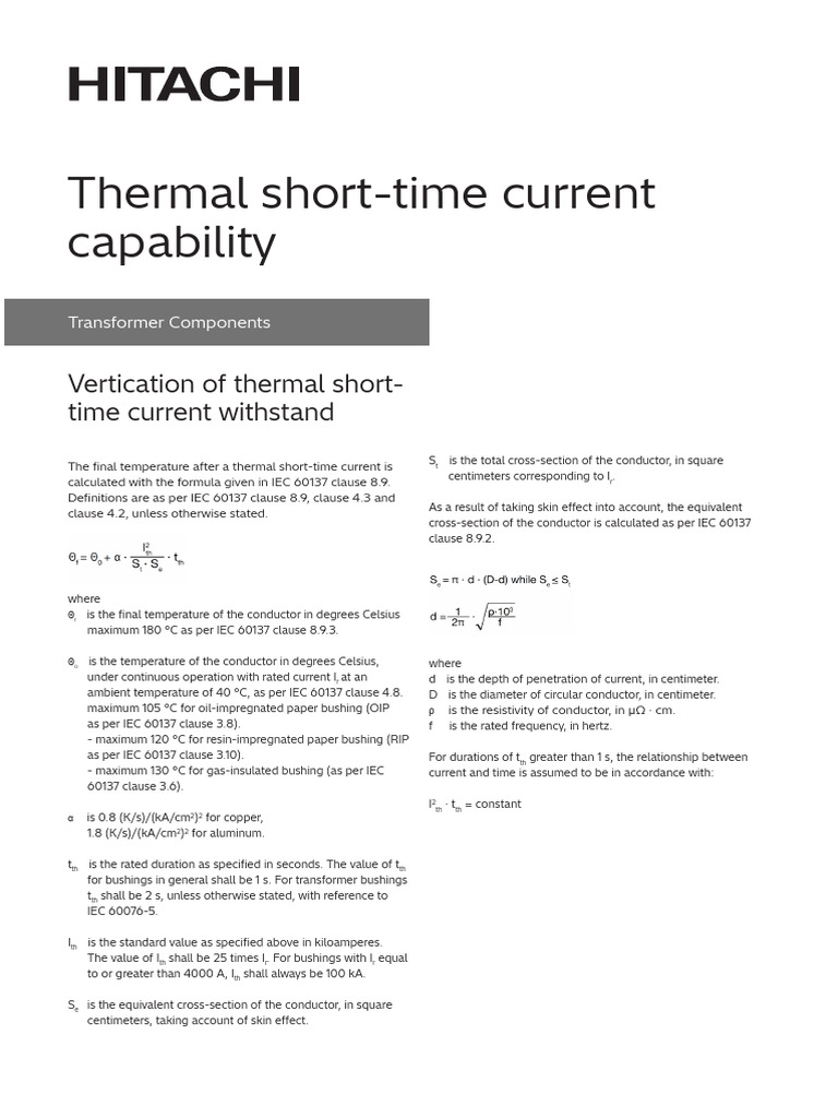 2750 515-118 - EN - 001 - F - Thermal Short-Time Current Capability ...
