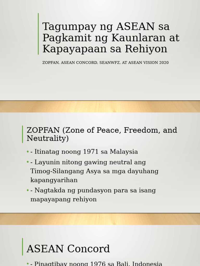 Tagumpay NG ASEAN | PDF