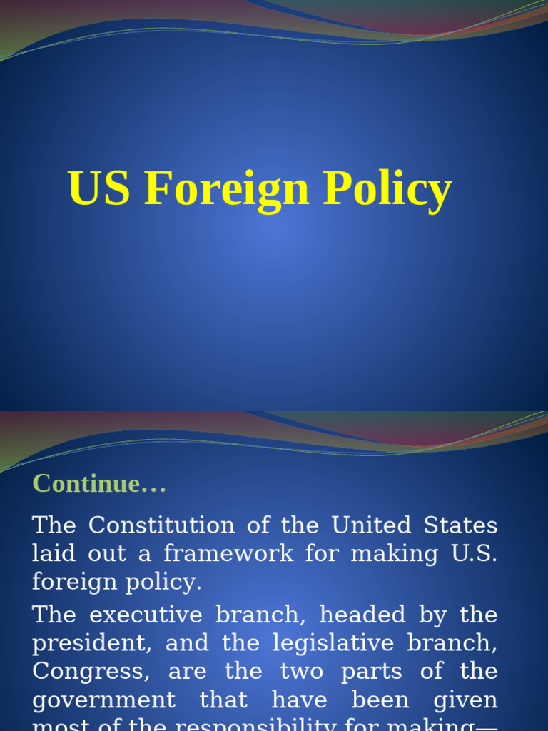 History of US Foreign Policy 01 19032025 040354pm | PDF | John F ...