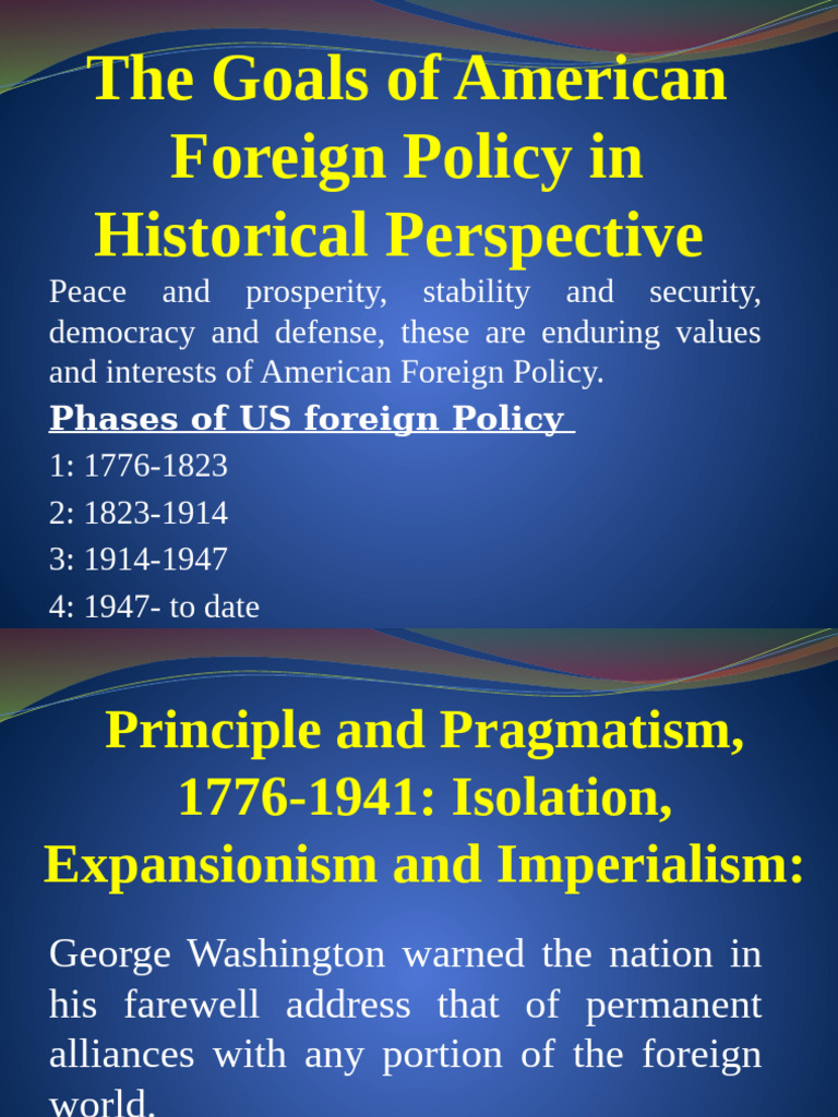 The Goals of American Foreign Policy 02 19032025 041326pm | PDF | Cold ...