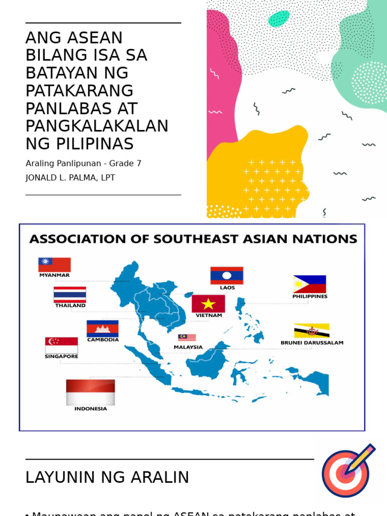Ang ASEAN Bilang Isa Sa Batayan NG Patakarang Panlabas at Pangkalakalan ...