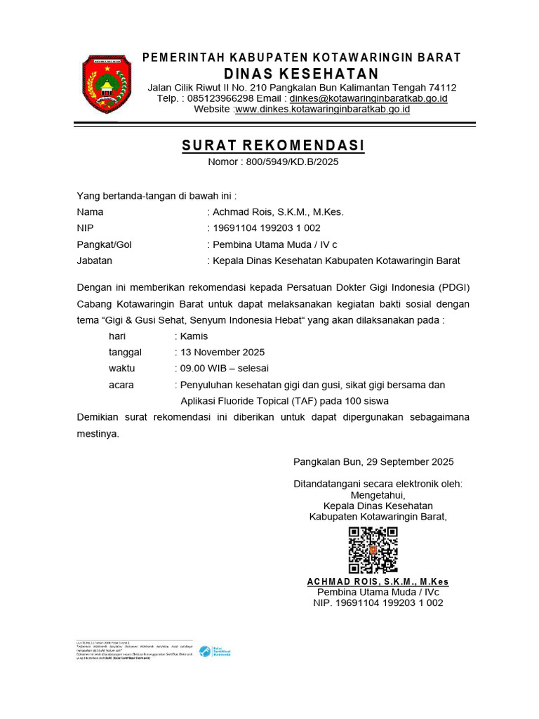 Sertifikat Baksos Dan Rekom Dinkes Merged - Compressed | PDF