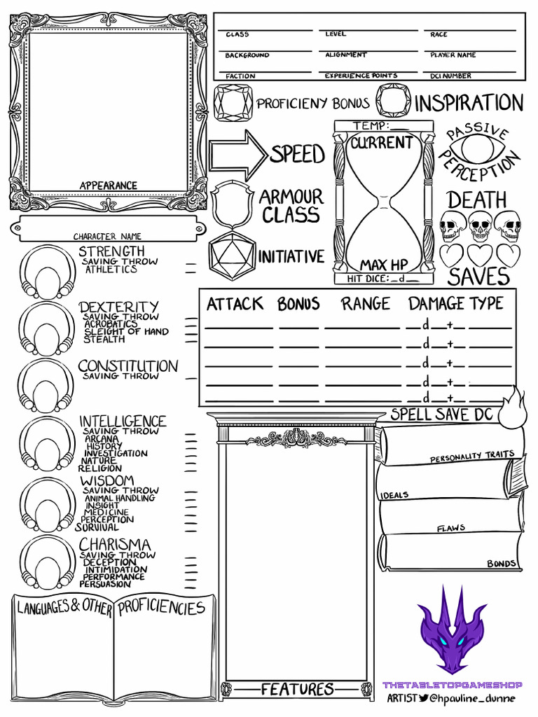 D&D Character Sheet | PDF