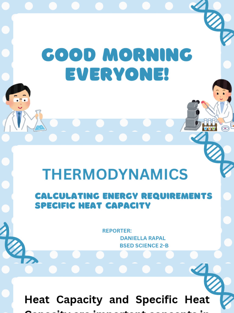 Understanding Heat Capacity and Energy | PDF | Heat | Heat Capacity