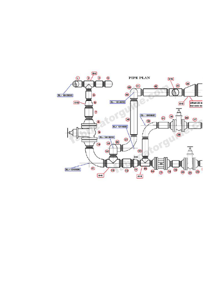 Piping Plan DRawing - 02 | PDF