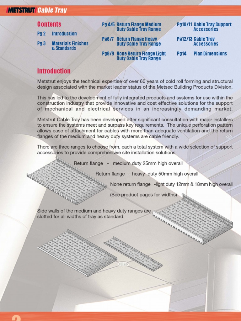 Cable Tray | PDF | Cable | Stainless Steel