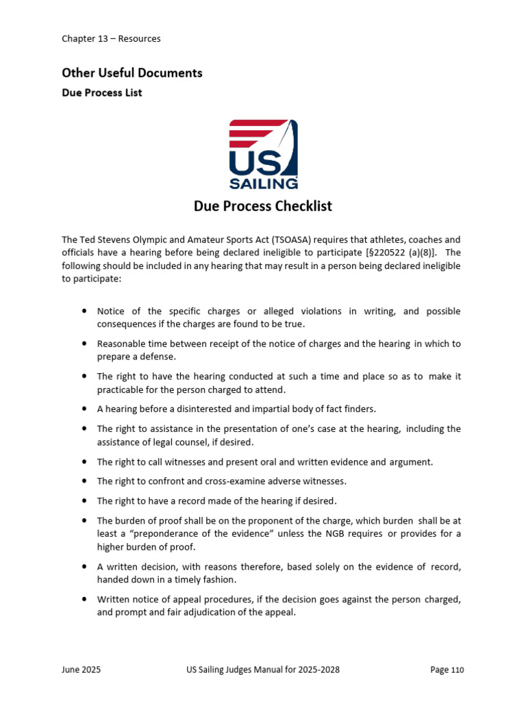 US Sailing Judges Manual 2025 6-20-002 | PDF | Burden Of Proof (Law ...