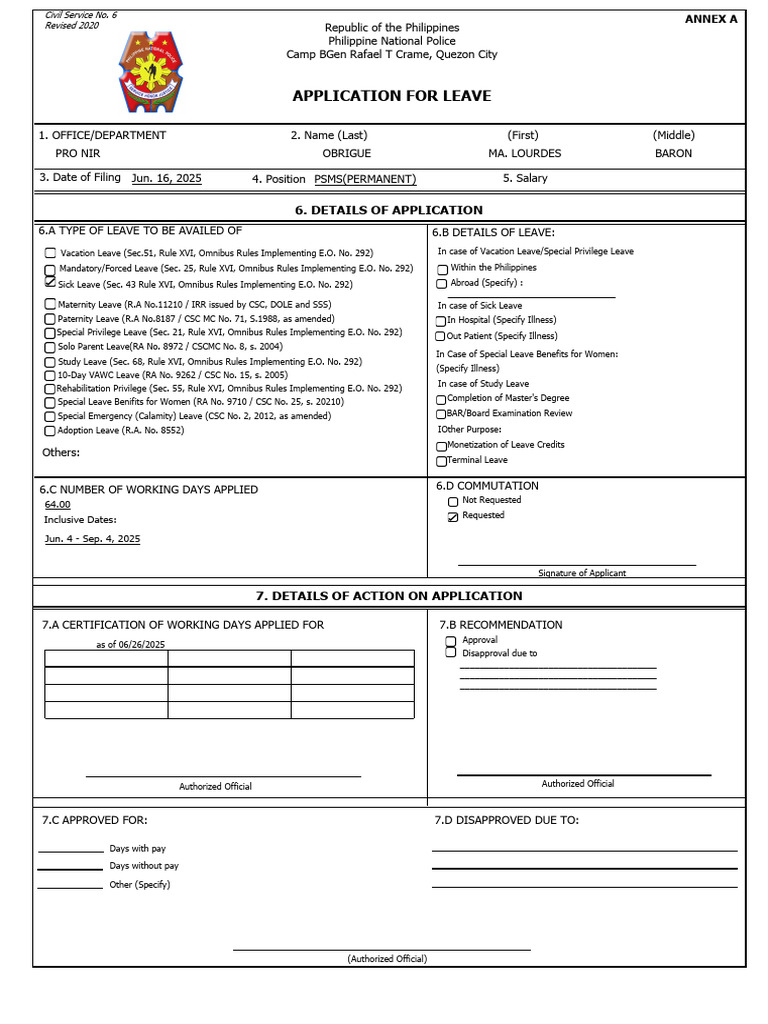 Application For Leave 20250626103003 | PDF