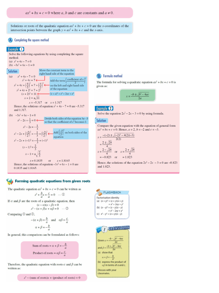 Add Mathematics | PDF