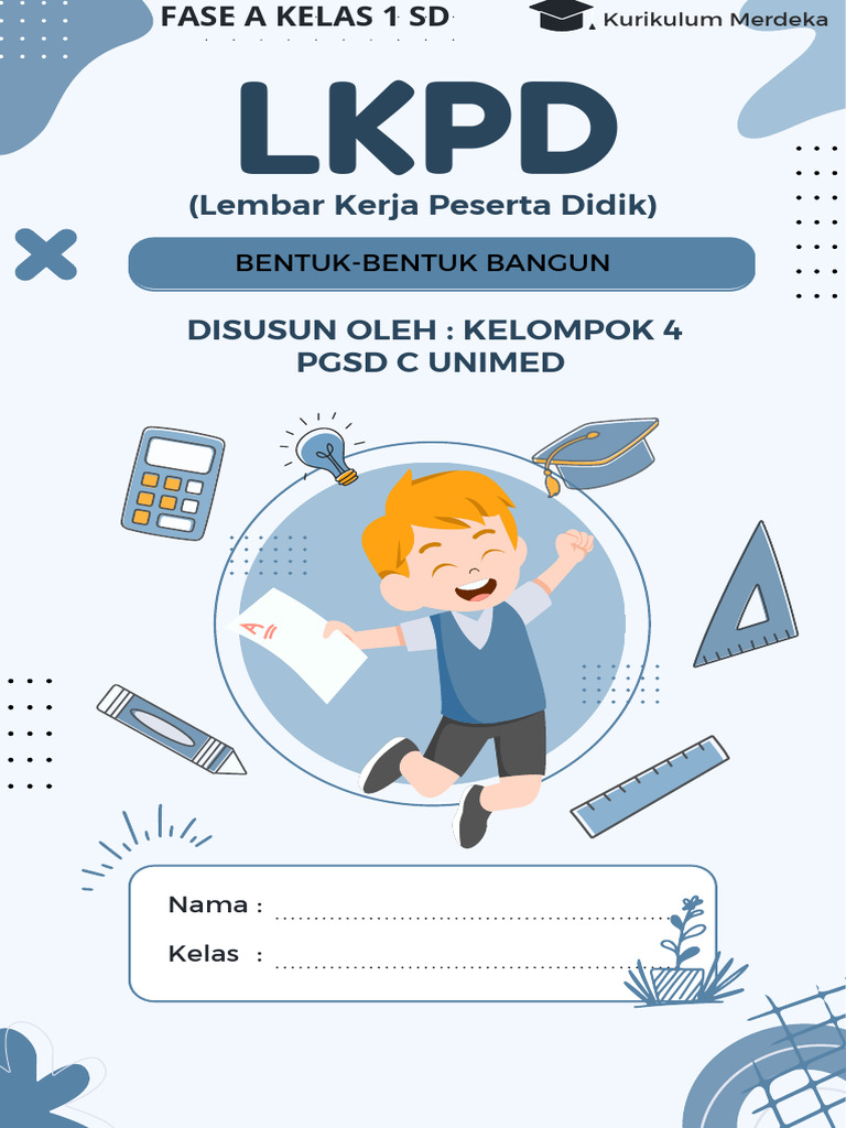 LKPD Bentuk Bangun Kelas 1 SD | PDF