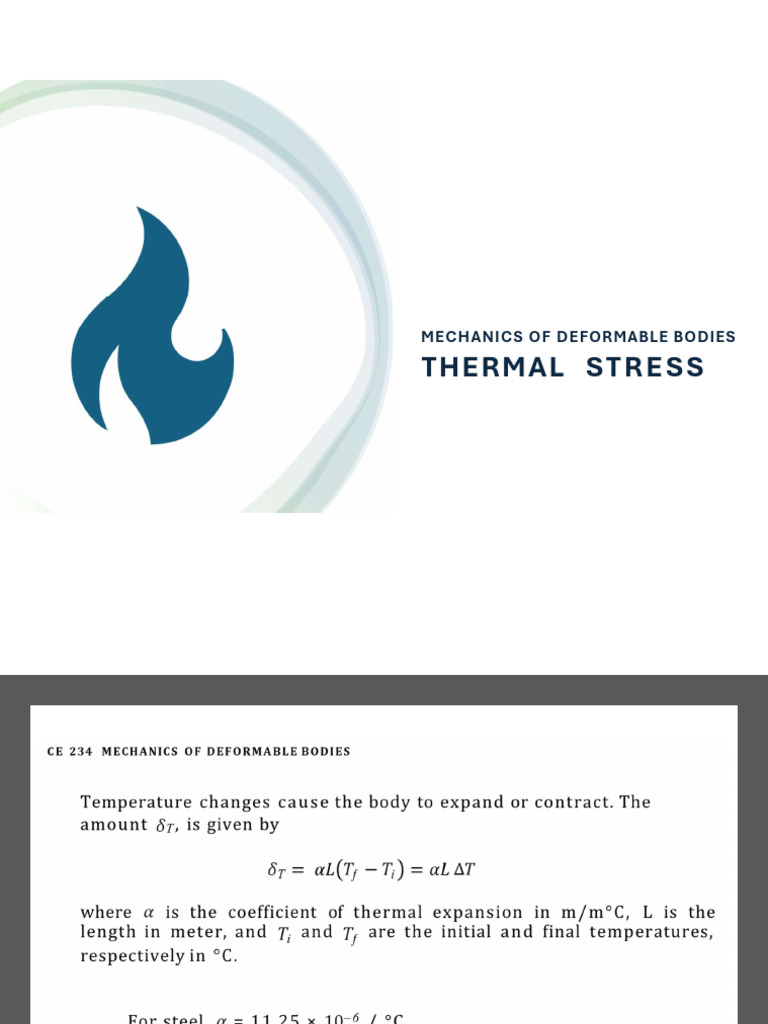 Thermal Stress | PDF