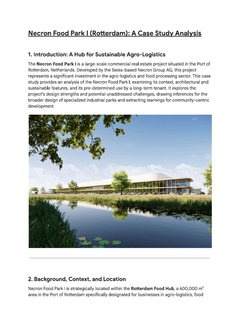 Rotterdam Food Hub | PDF
