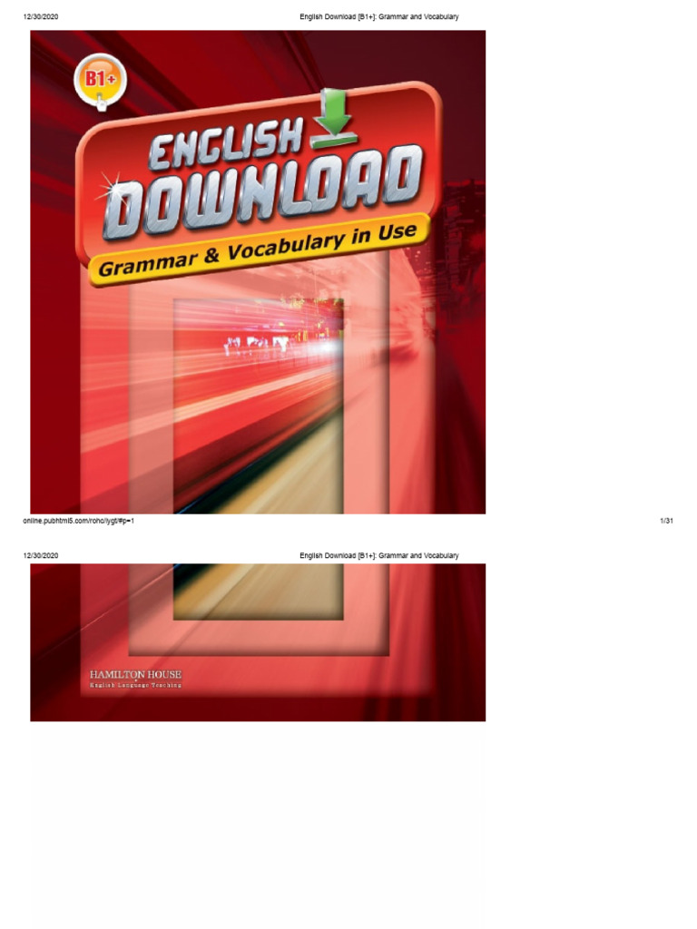 B1+ English Grammar & Vocabulary Guide | PDF